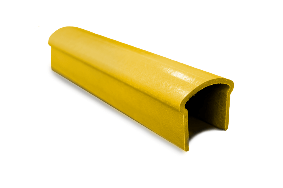 Handrail - yellow - art.nr. 11402 - Glassfiber Produkter